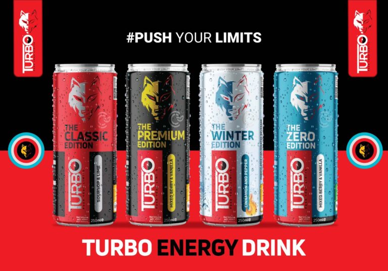 TURBO – TURBO is a premium lifestyle Energy Drink